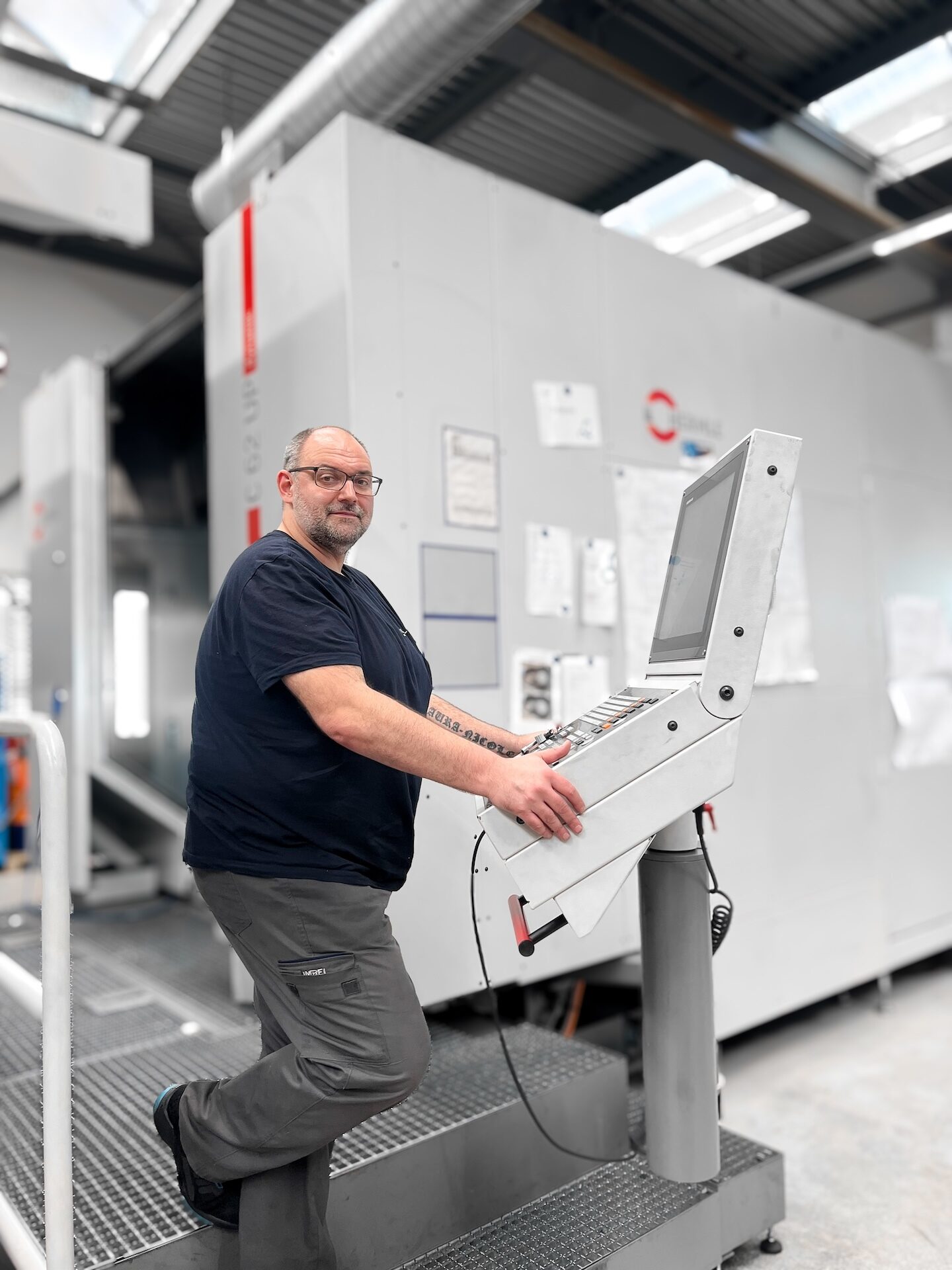 Thomas Hoppe, CNC-Fräser und Stv. vom Abteilungsleiter bei Humbel ...